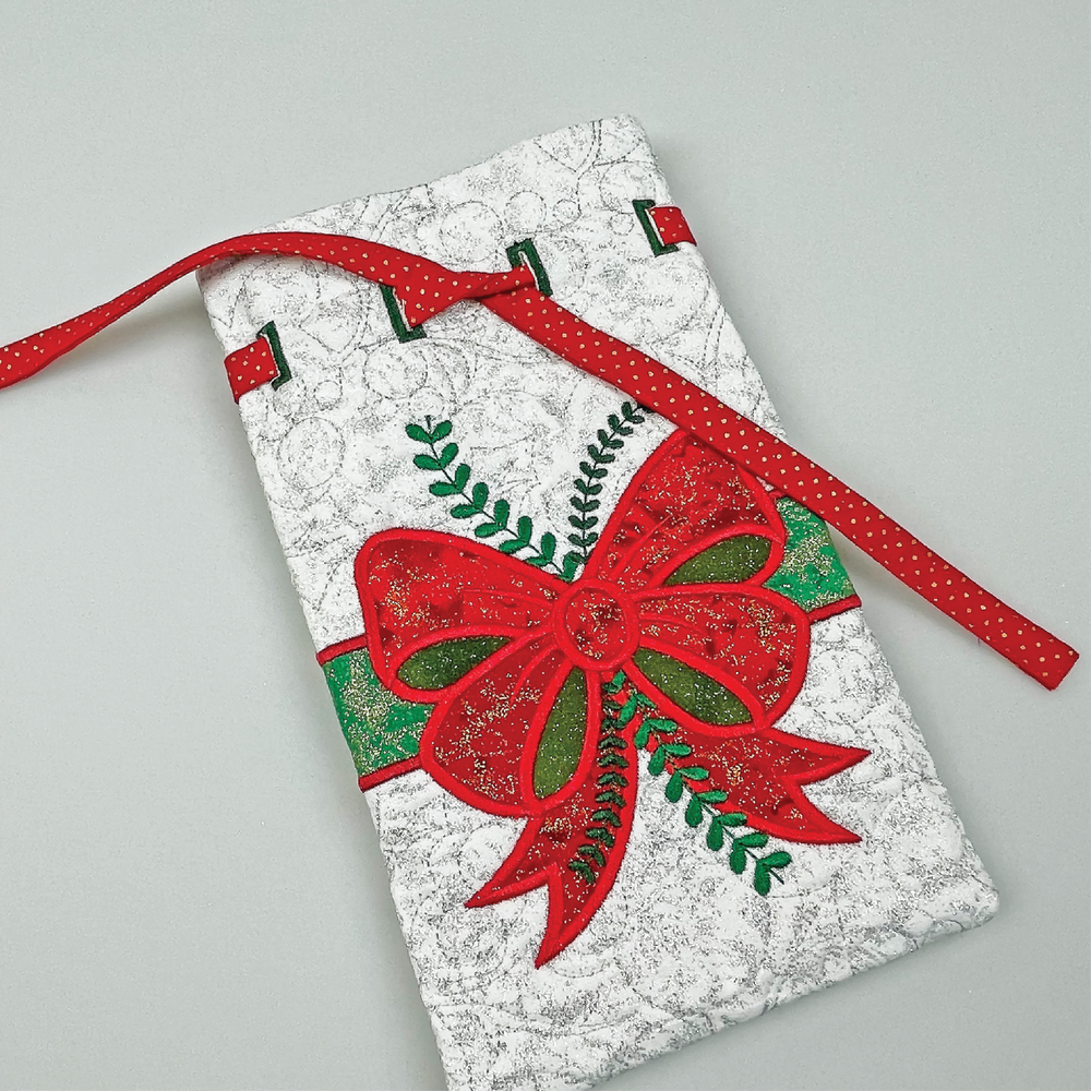 Machine Embroidery Design ITH - Christmas Gift Bags