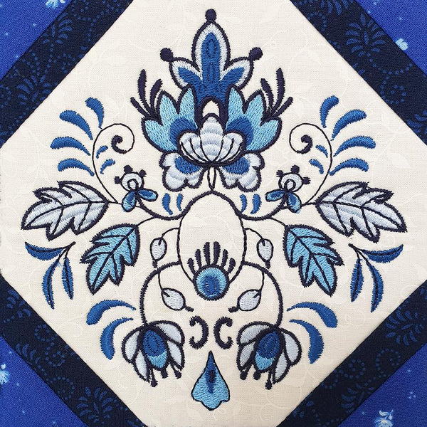 Delft Inspired Table Runner or Hanger