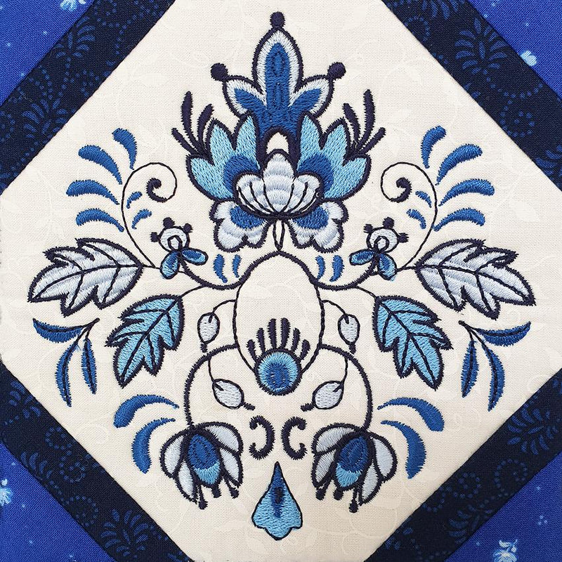 Delft Inspired Table Runner or Hanger