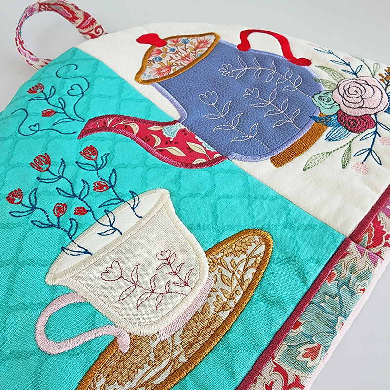 Tea Cosy Cover in the Hoop Machine Embroidery Design