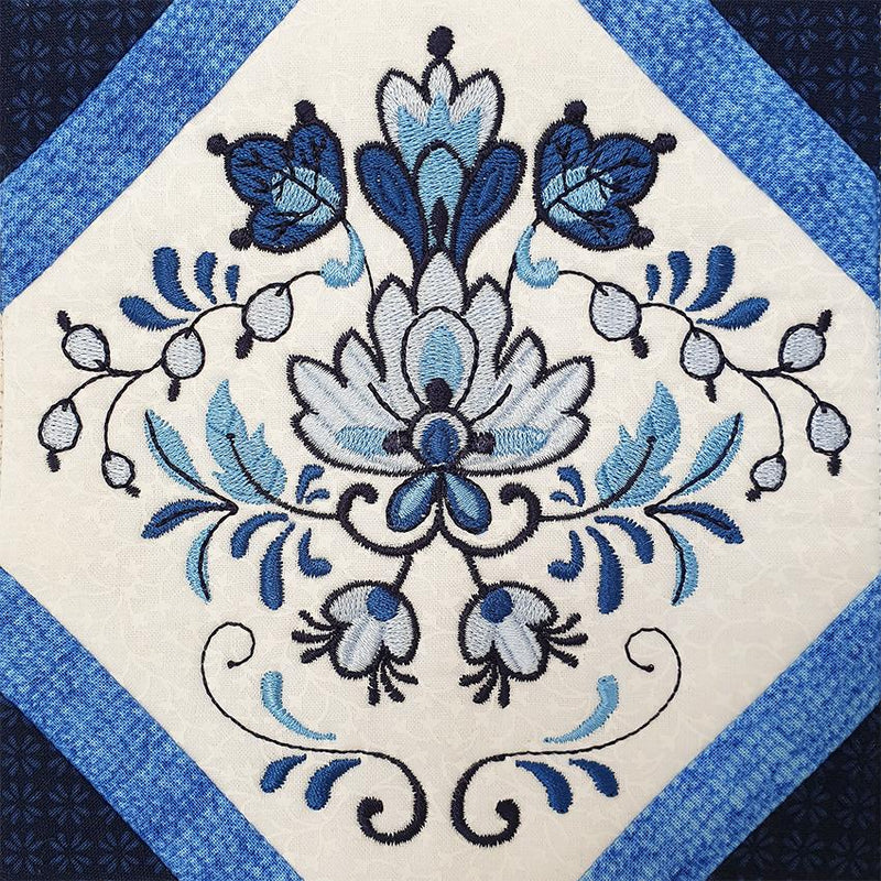 Delft Inspired Table Runner or Hanger