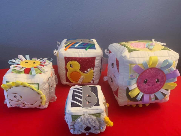 3D Baby Block in the Hoop Machine Embroidery Design