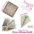 Machine Embroidery Quilt - 6x10 Dear Allison Corner Blocks