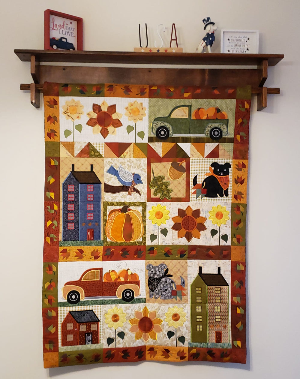 Harvest Quilt Set 4x4 5x5 6x6 7x7