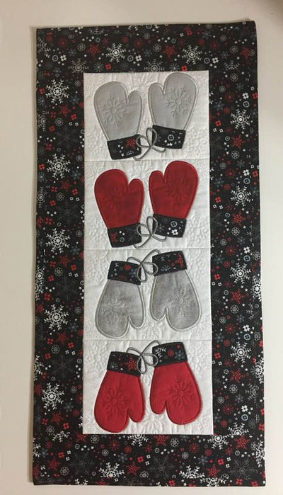 Embroidery Patterns - Mittens Quilt Blocks & Table Runner