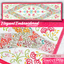 Elegant Embroidered Table Runner in the hoop machine embroidery design