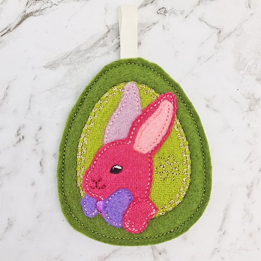 In The Hoop Embroidery Designs - Felt Spring Decor Ornaments