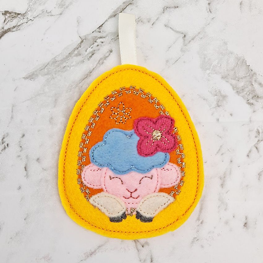 In The Hoop Embroidery Designs - Felt Spring Decor Ornaments