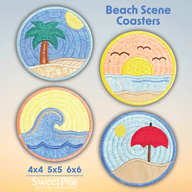 Beach Scene Coasters