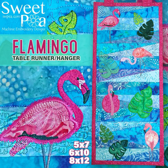 Flamingo Table Runner or Hanger