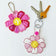 Sweet Pea Key FOB & Bag Charm Set