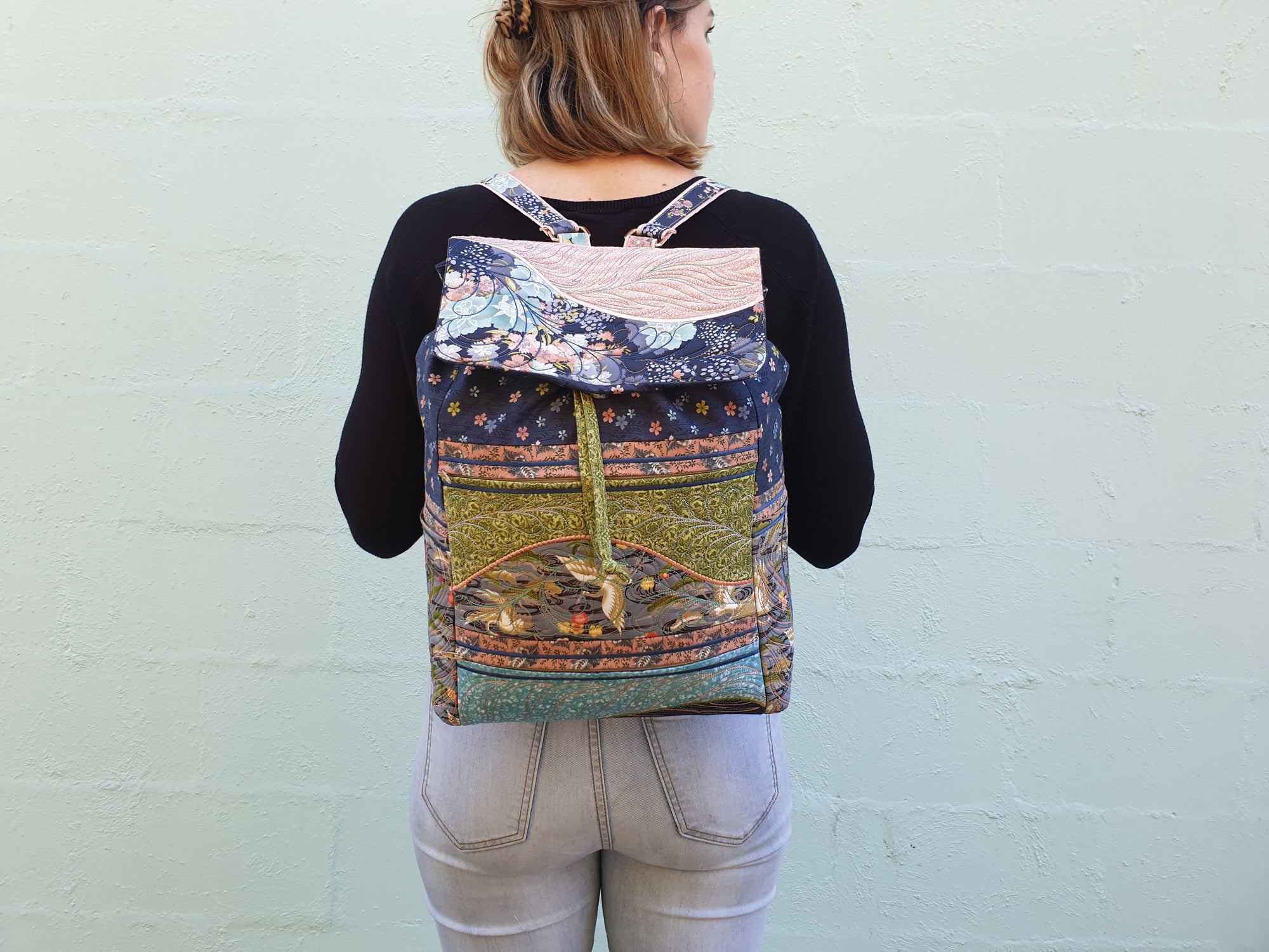 Freeform Quilted Backpack