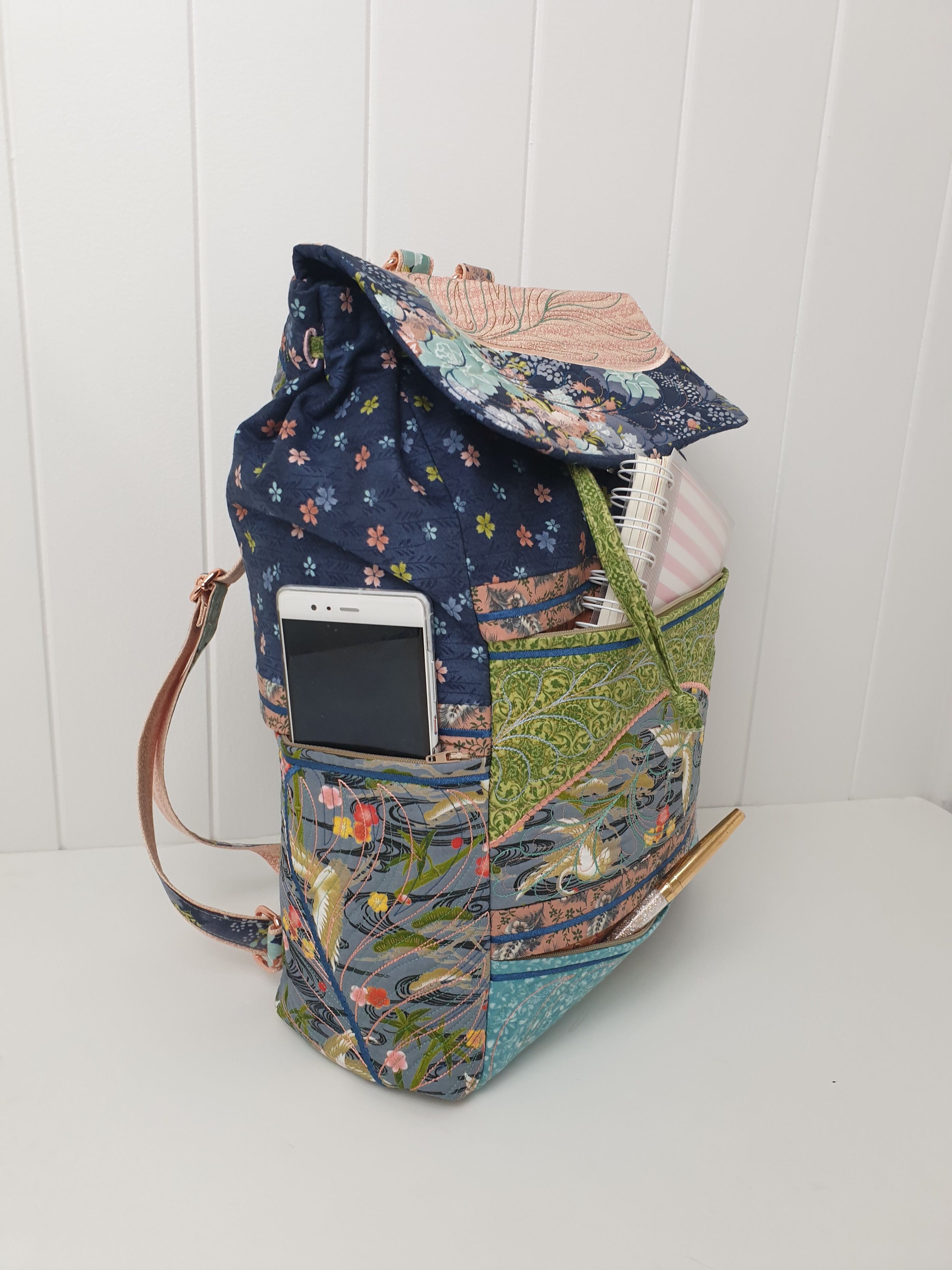 Freeform Quilted Backpack