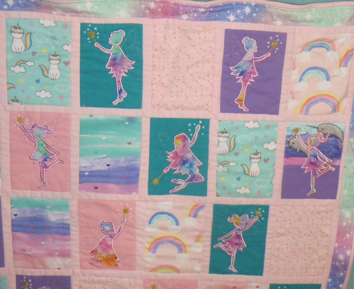 Embroidery Designs - Fairy Silhouette Blocks & Quilt