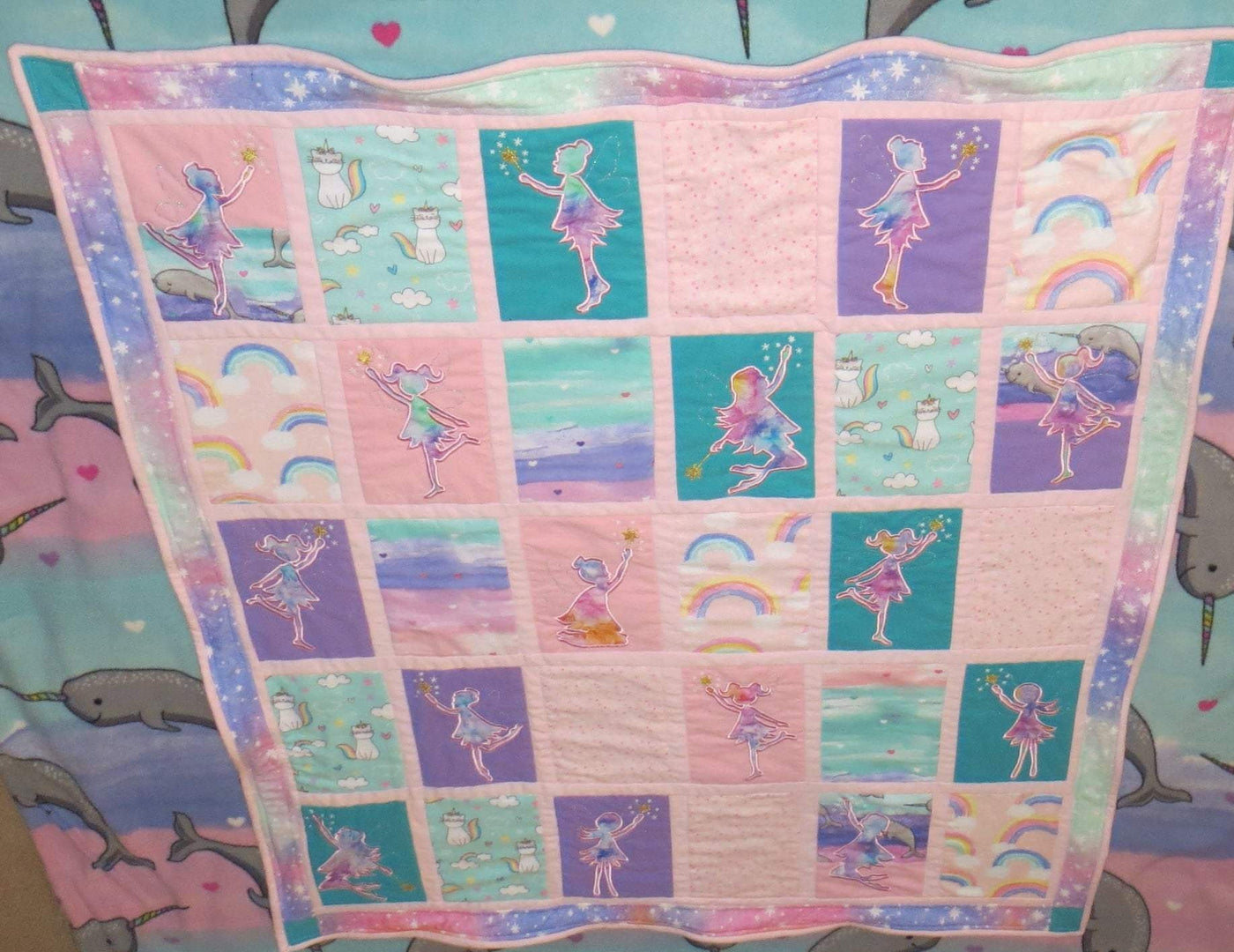 Embroidery Designs - Fairy Silhouette Blocks & Quilt
