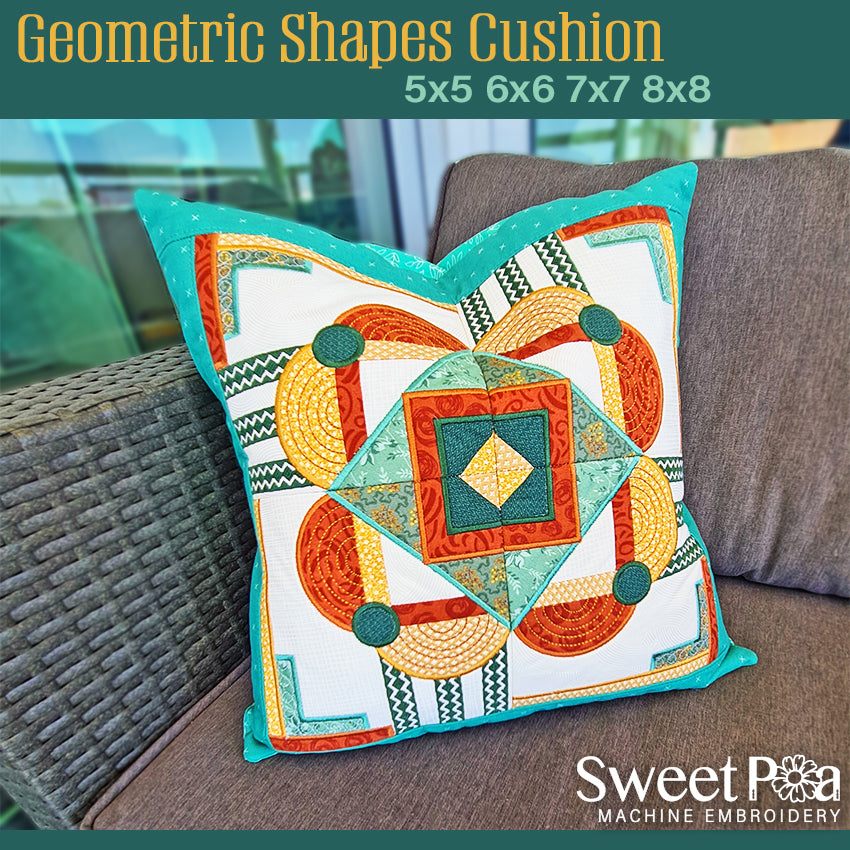 Geometric Shapes Cushion