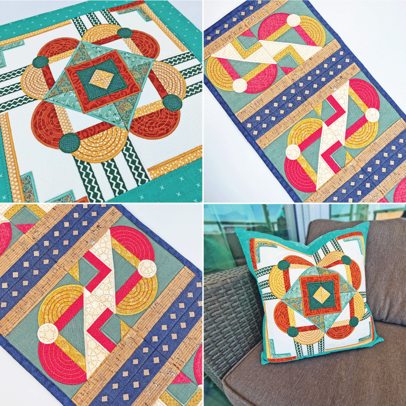 Geometric Shapes Blocks/Runner