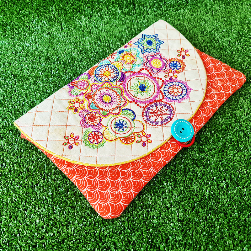 Embroidery Design ITH - Hobo Clutch Bag