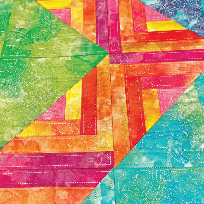 Half Square Flare Quilt