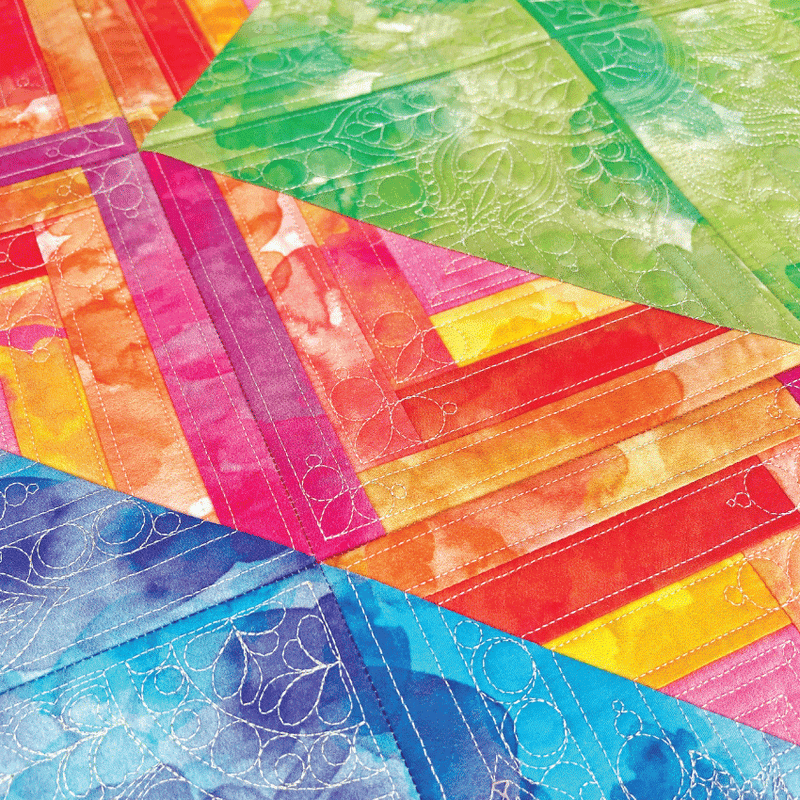 Half Square Flare Quilt