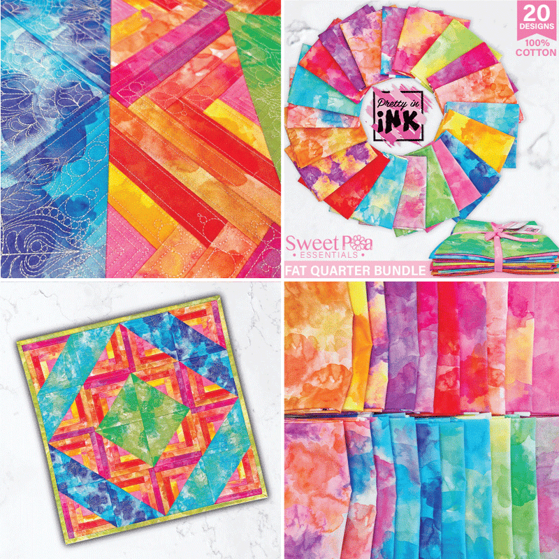 Half Square Flare Quilt
