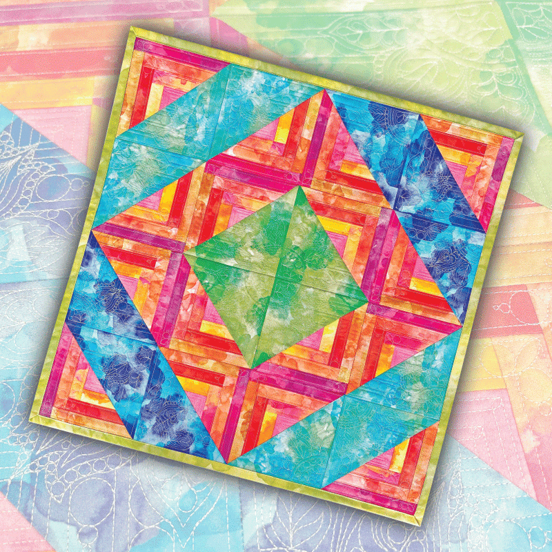 Half Square Flare Quilt