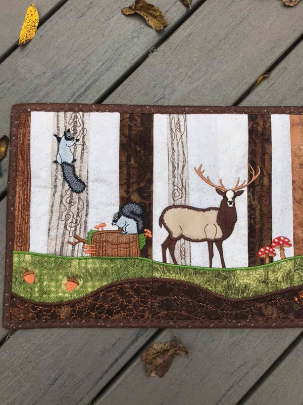 Fall Forest Table Runner 5x7 6x10 8x12