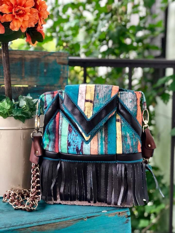 Machine Embroidery Ideas - Tassel Bag