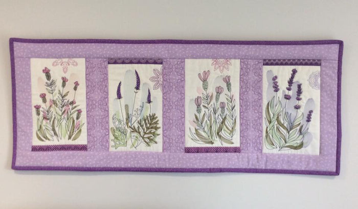 Lace and Lavender Garden Table Runner
