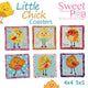 Embroidery Applique Designs - Little Chick Coasters