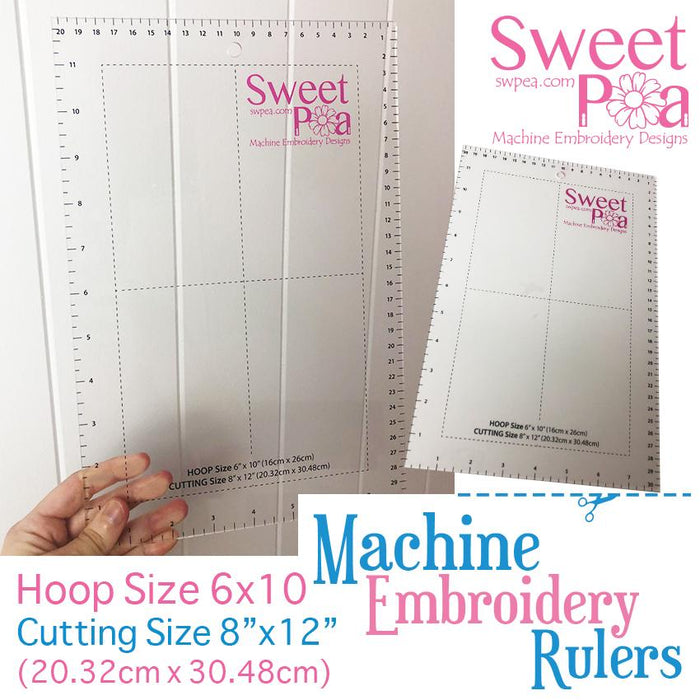 Craft Rulers - Sweet Pea Australia