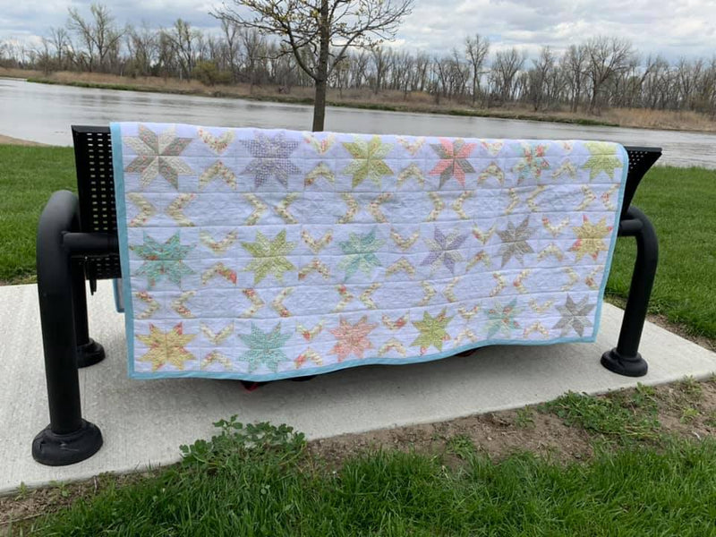 Machine Embroidery Ideas - Trapunto Star Quilt