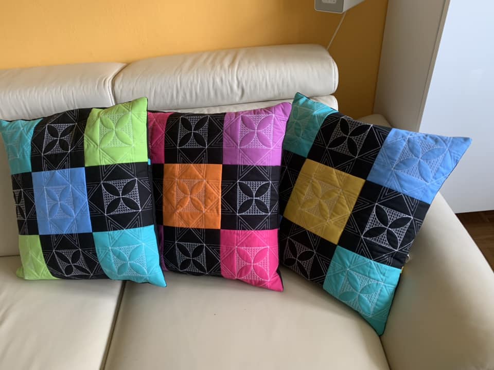 Machine Embroidery Ideas - Trapunto Star Quilt