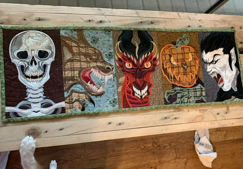 Halloween Monster Table Runner