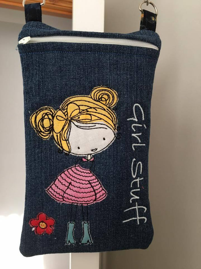 ITH Machine Embroidery Design - Girl Stuff Set