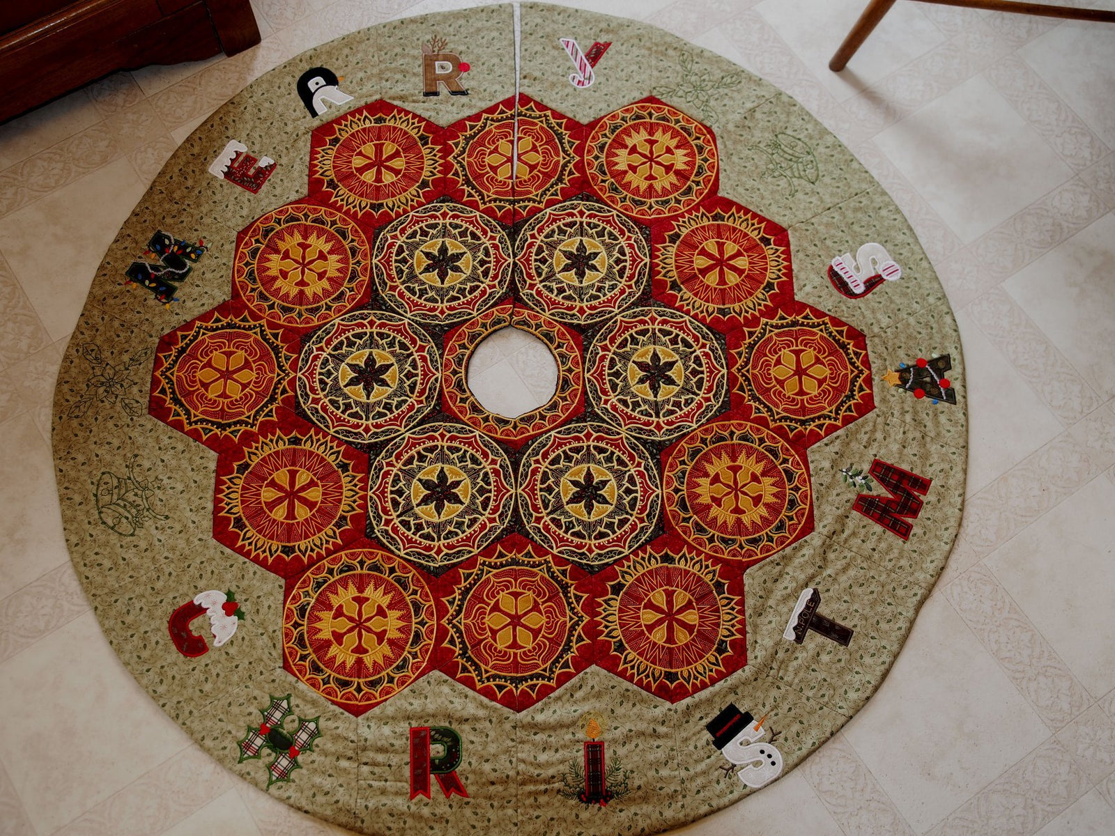 Free Spirit Table Runner 4x4 5x5 6x6 7x7