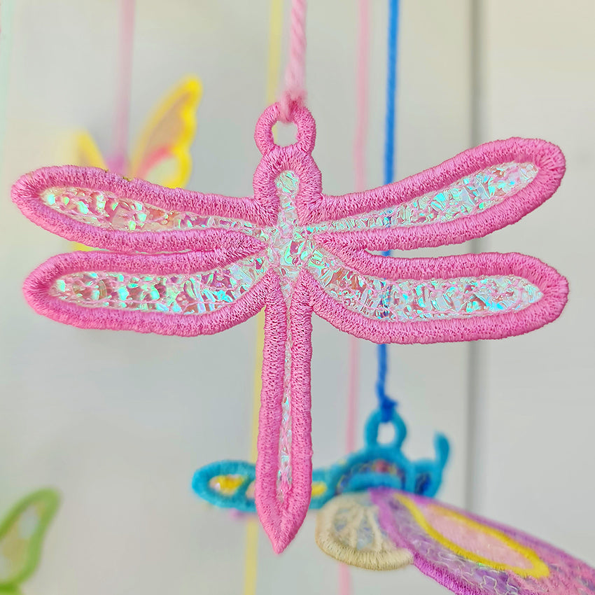 3D Dragonfly & Butterfly Hanger 5x7