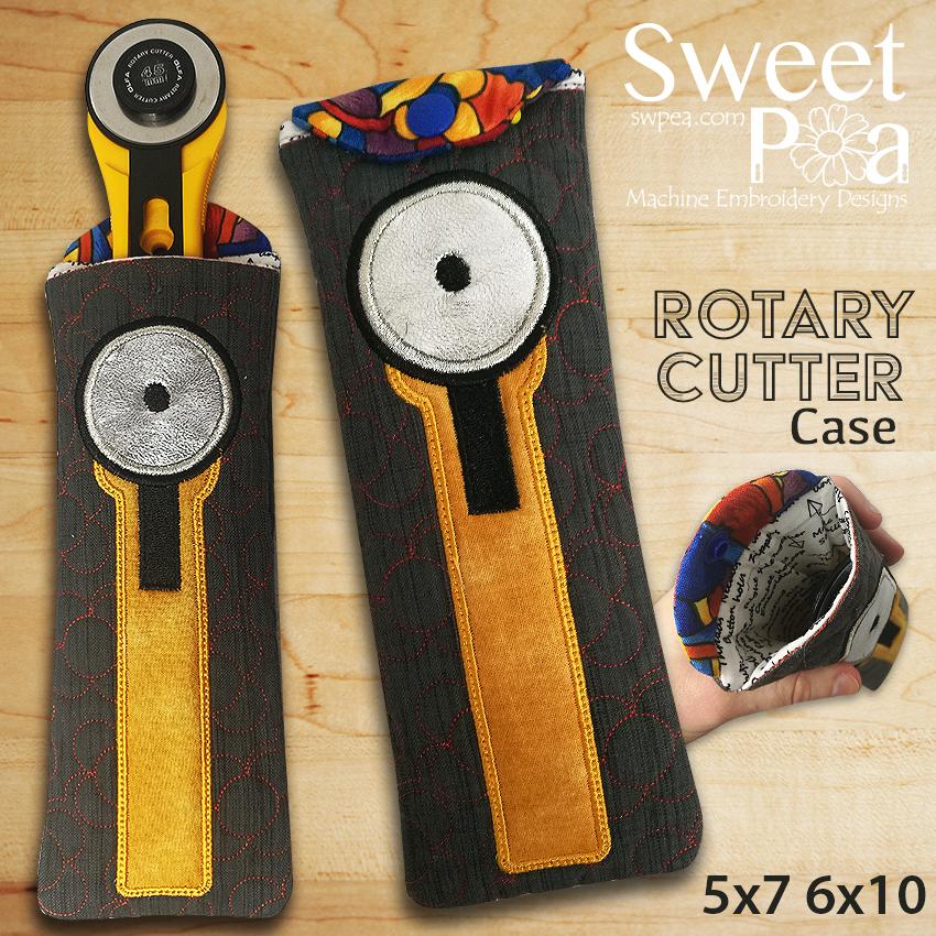 In The Hoop Embroidery Design - Rotary Cutter Cases