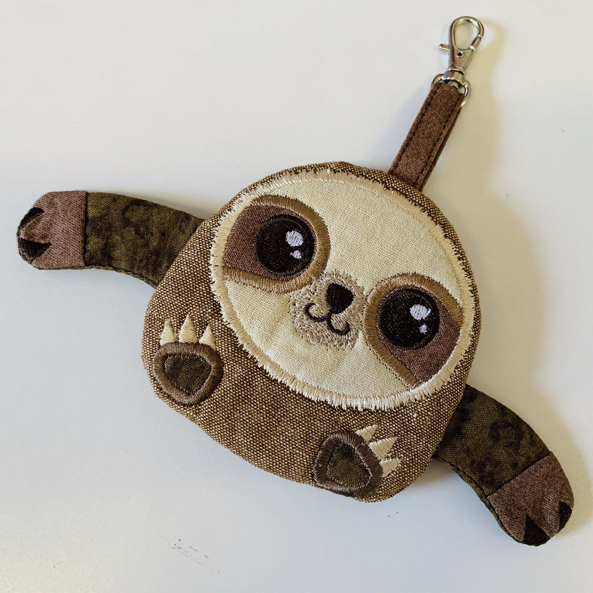 Sloth Purse 4x4 5x5 In The Hoop Machine Embroidery Design