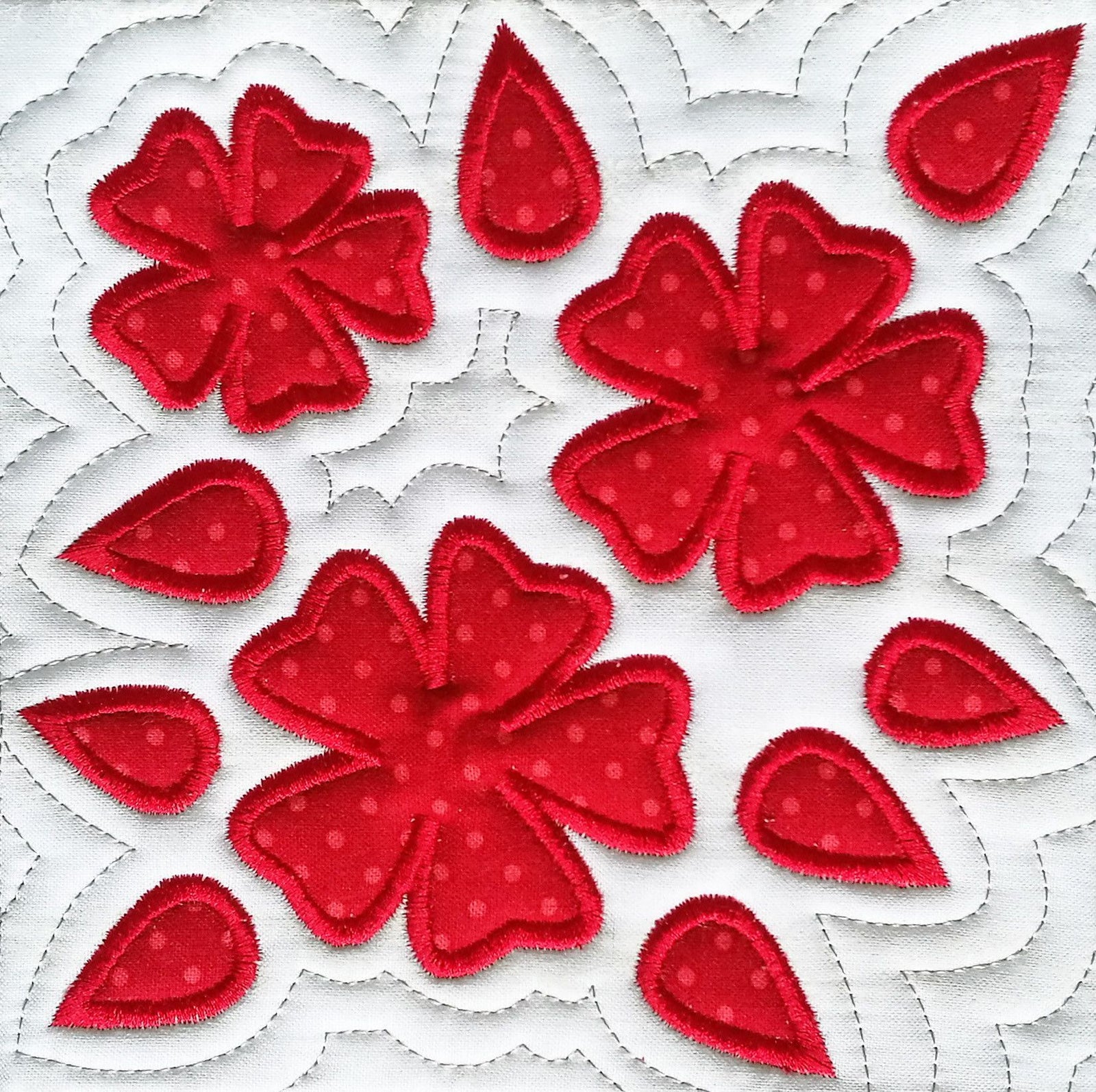 Machine Embroidery Projects - Stark Contrast Quilt