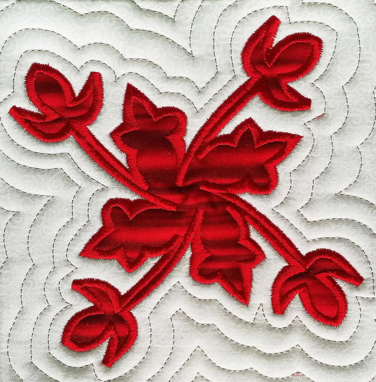 Machine Embroidery Projects - Stark Contrast Quilt