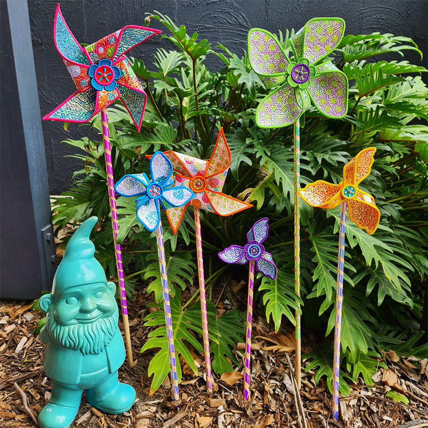 Seasonal ITH Embroidery Designs - Pinwheel Designs