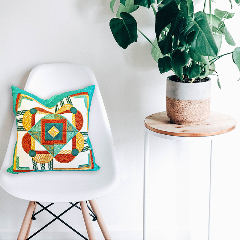 Geometric Shapes Cushion