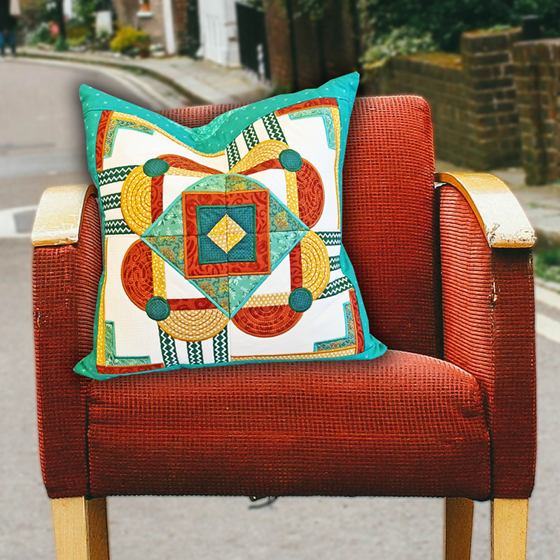 Geometric Shapes Cushion