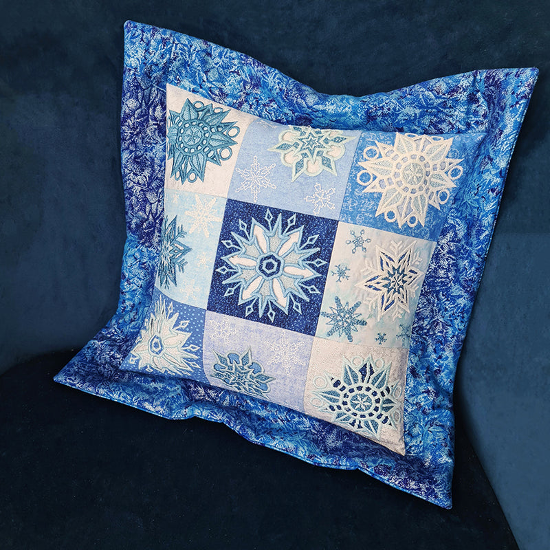 Snowflake Lace Cushion