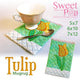 Machine Embroidery Design Download - Tulip Mug Rug