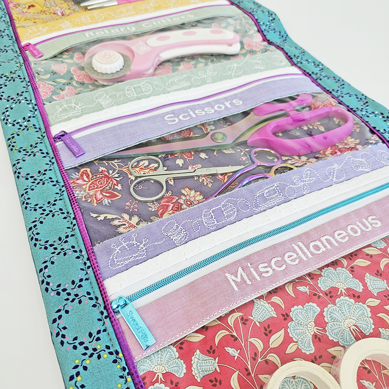 Windowed Organiser Hanger ITH Machine Embroidery Design