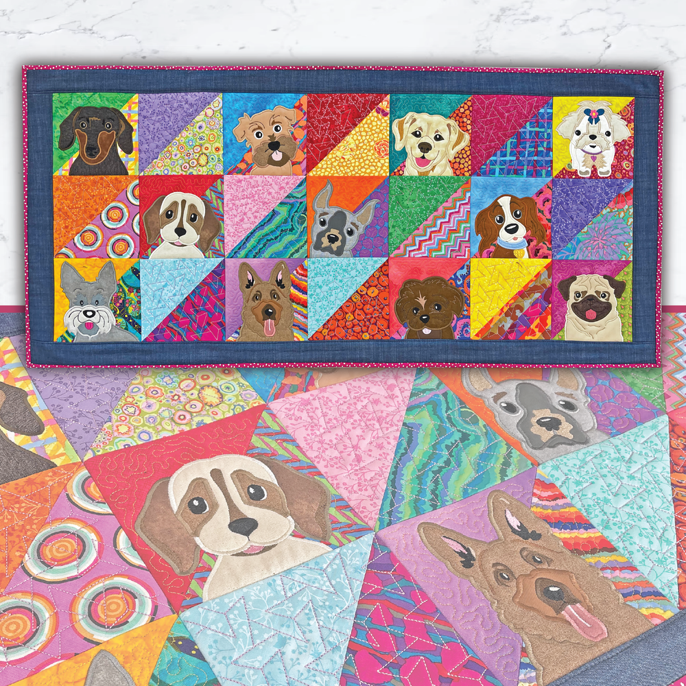 Woof Woof Quilt 4x4 5x5 6x6 7x7