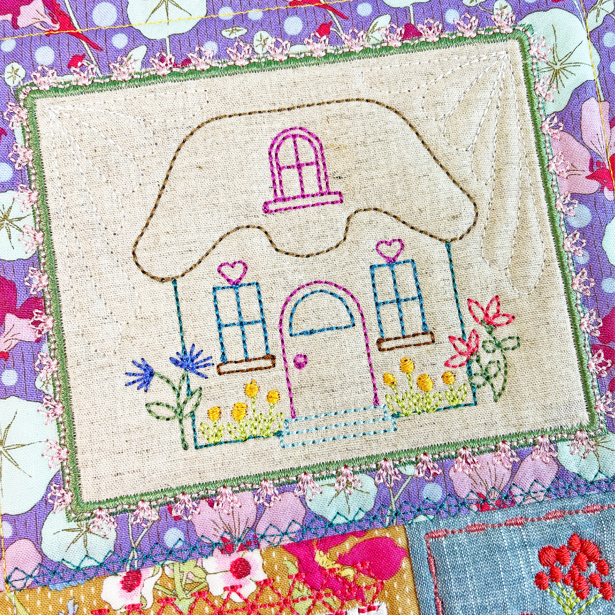 BOM Treasured Notions Quilt - Block 9