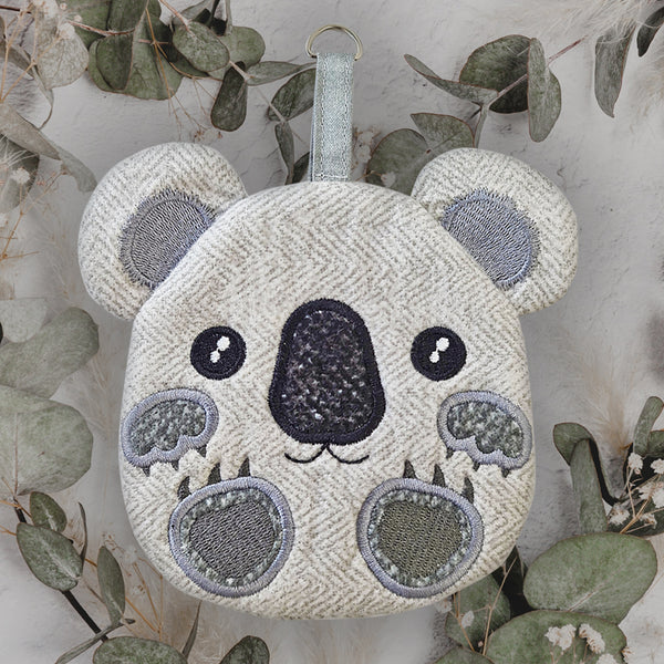 Embroidery Ideas - Little Koala Zipper Purse